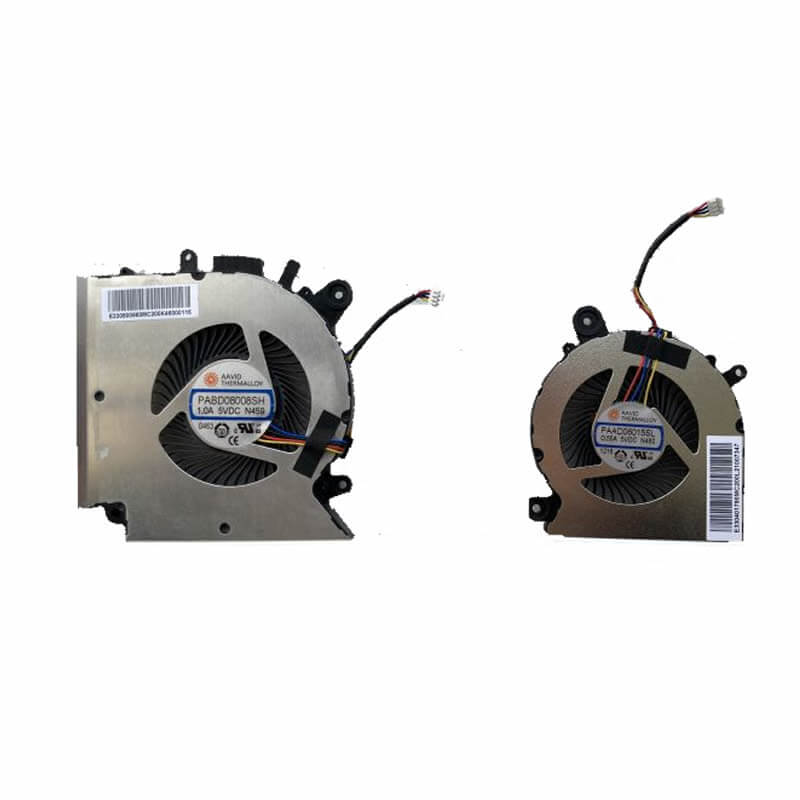 CPU+GPU Fan for MSI Katana GF66 GF76 MS-17L1 MS-1581 12UE 12UC 12UD ...