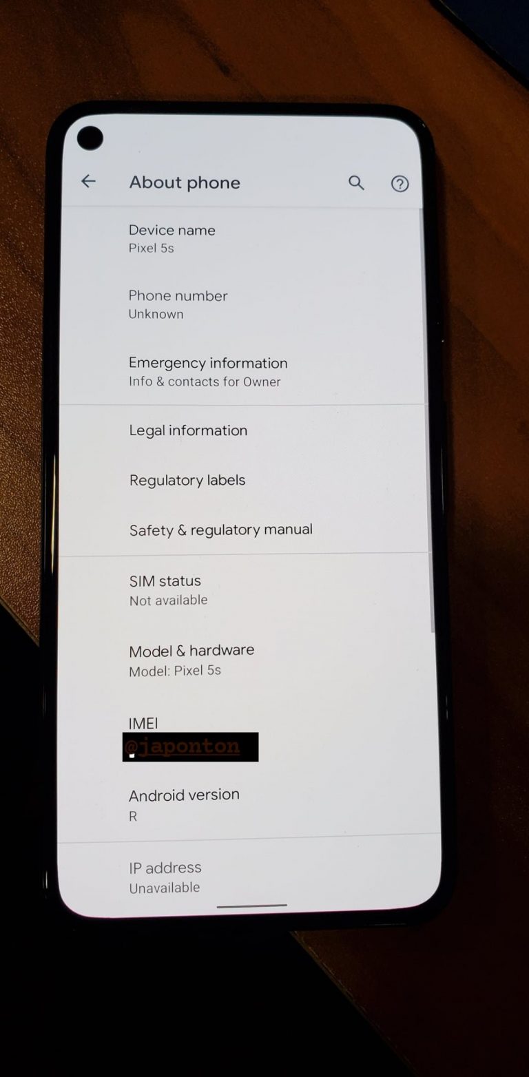 Google Pixel 5s live images revealed - MyFixGuide