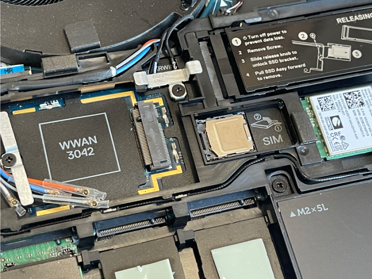 Dell Precision 7750 Disassembly (RAM and SSD upgrade guide)