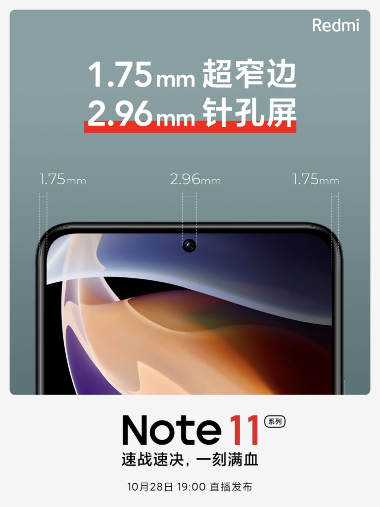 Redmi Note 11 series to feature Pinhole AMOLED display with higher ...