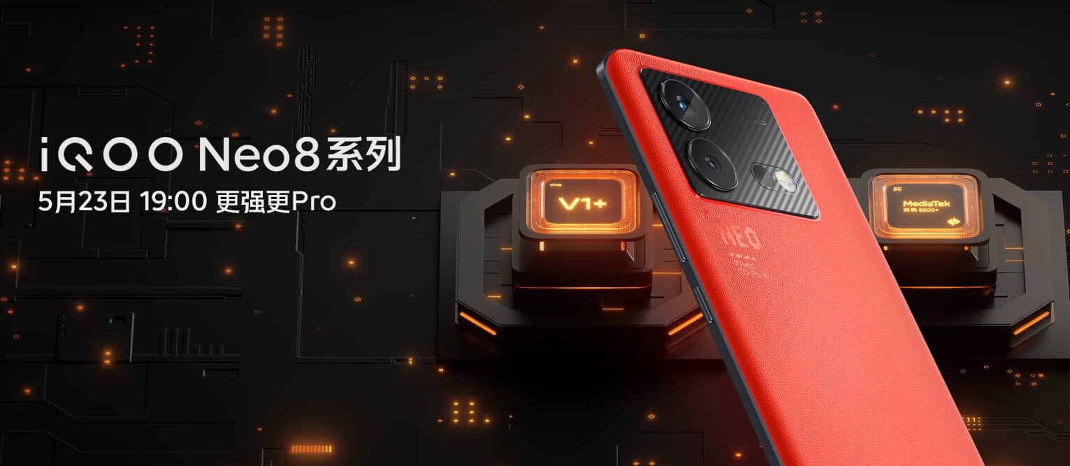 iQOO Neo8 series is officially confirmed to launch on May 23