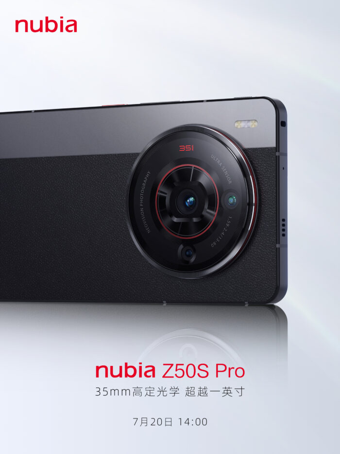 Nubia Z50S Pro key specifications and appearance leaked