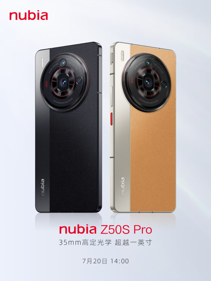 Nubia Z50S Pro specifications and appearance revealed